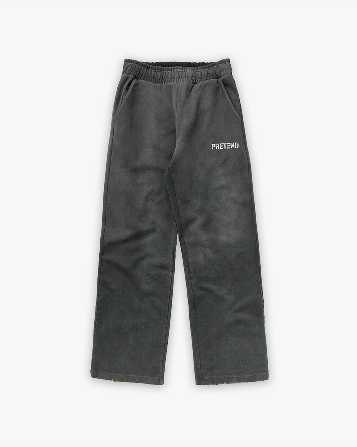 ACID WASHED & DISTRESSED SWEATPANTS – PRETEND