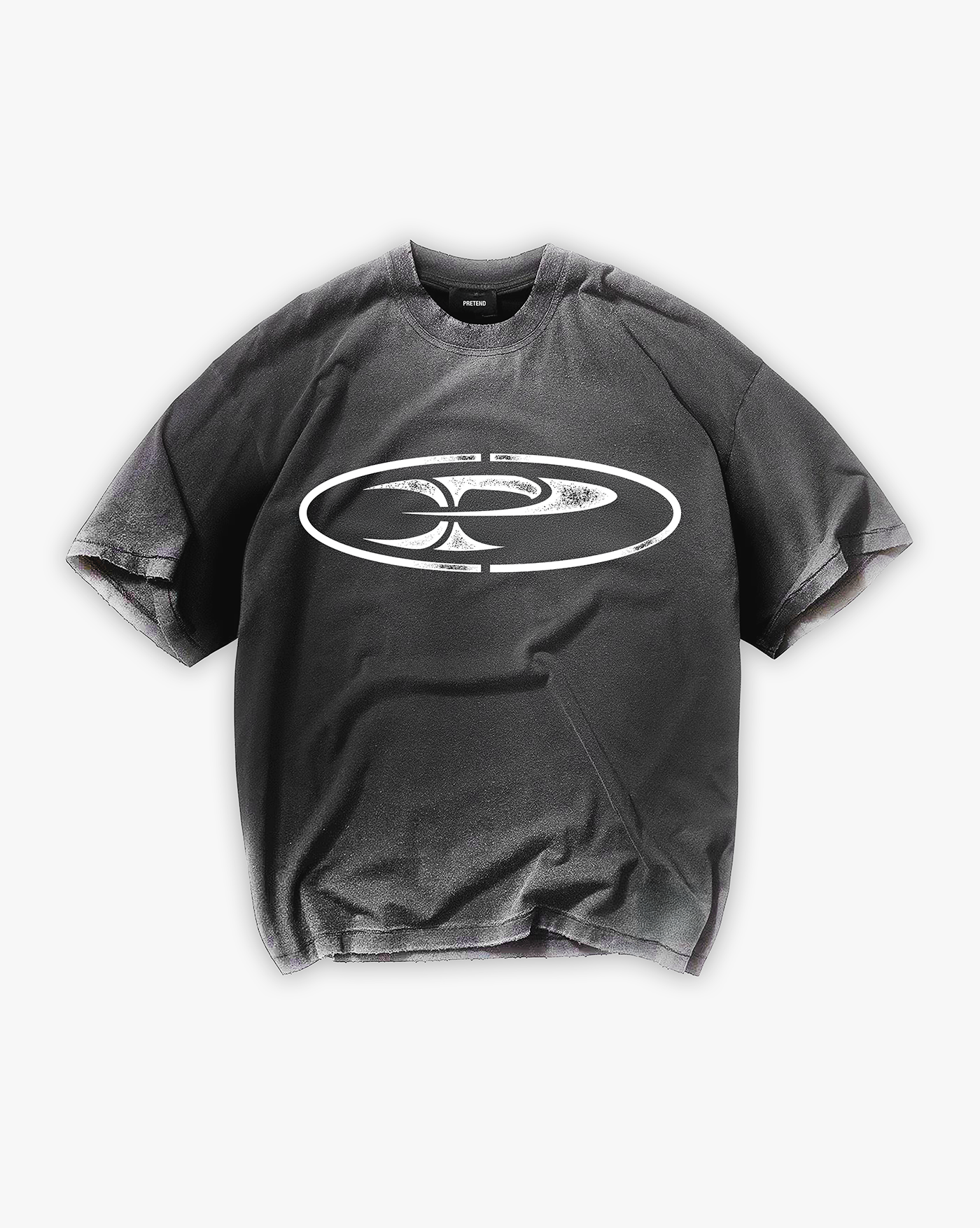 DISTRESSED LOGO TEE – PRETEND
